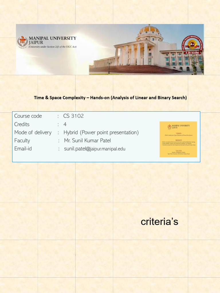 Time & Space Complexity - Hands-On | PDF | Time Complexity | Algorithms