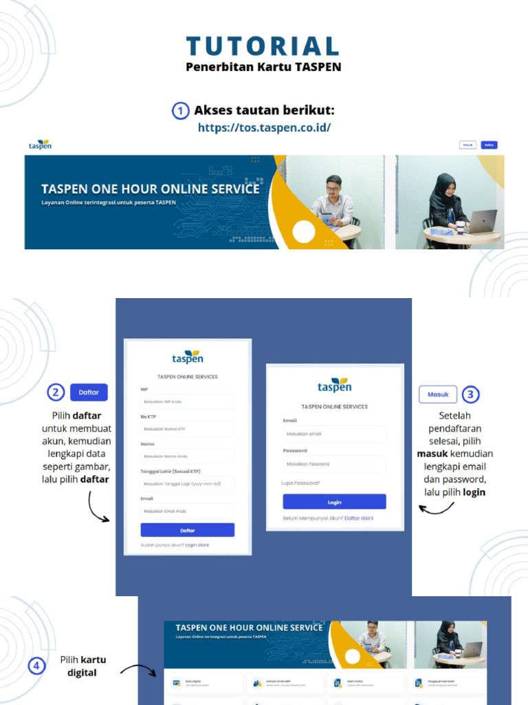 Tutorial Kartu Taspen | PDF