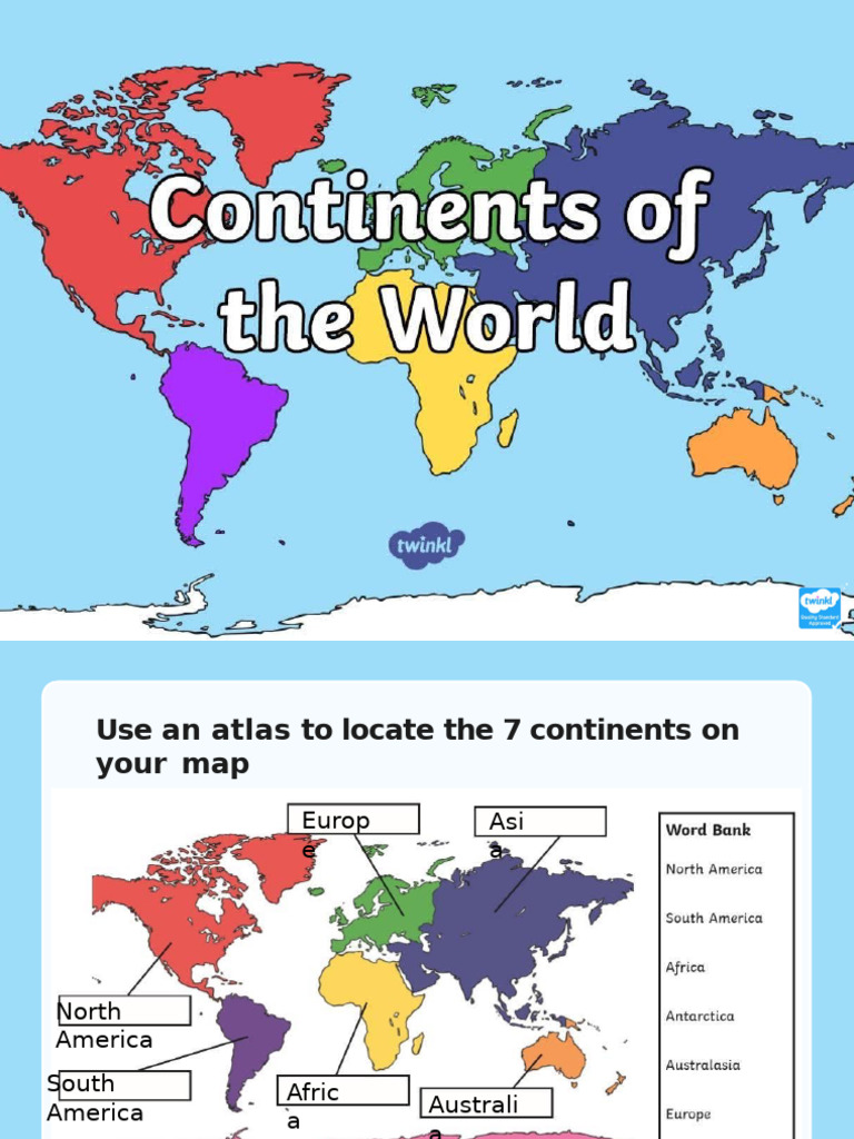 Week 4 Continents-and-Oceans-of-the-World-PowerPoint | PDF | Continent ...