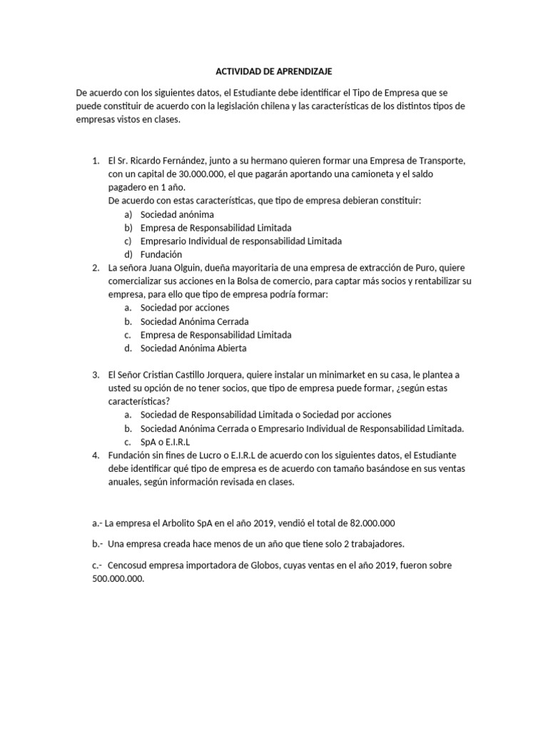 Act Aprendizaje 1 | PDF | Finanzas y dinero | Derecho