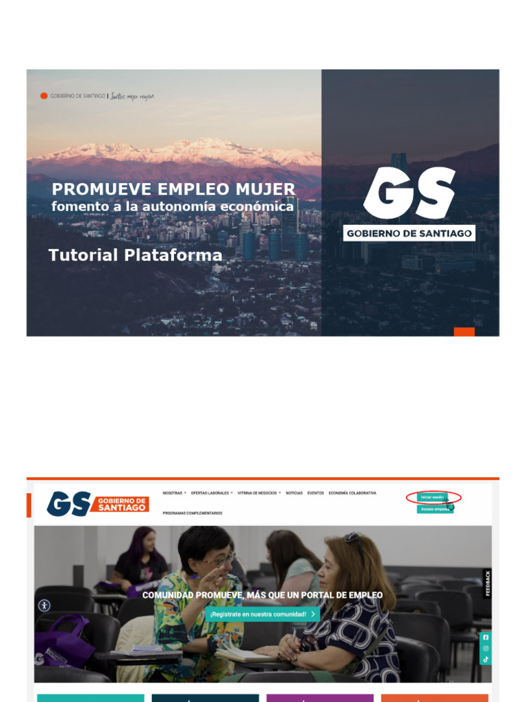 Tutorial Plataforma GORE | PDF