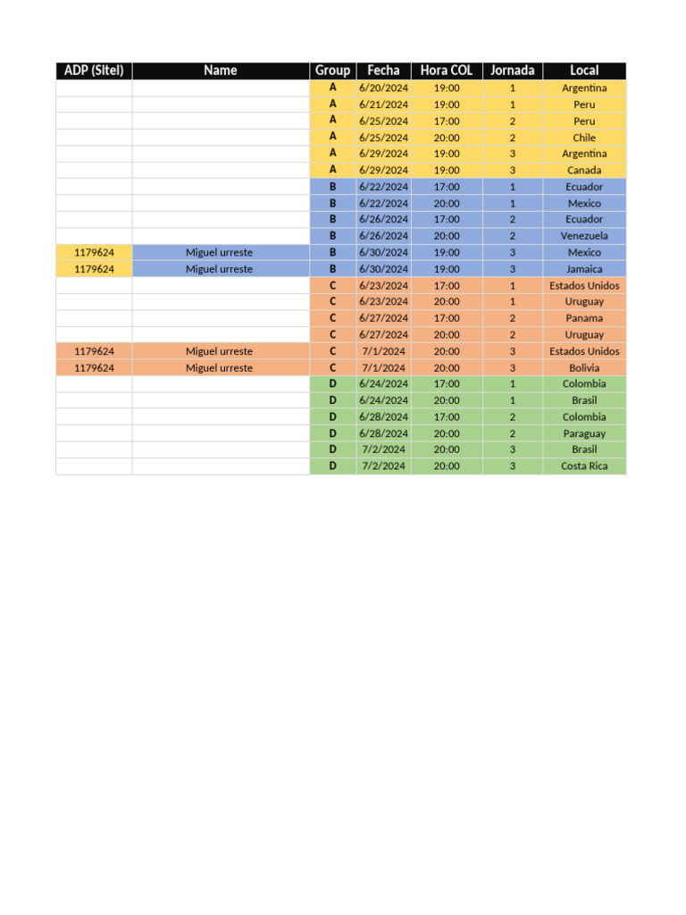 Template Copa America Fixed 2 1 | PDF | Asociación de equipos de fútbol ...