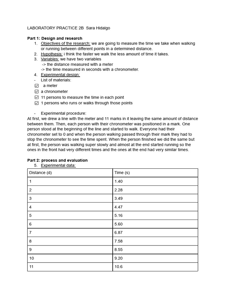 Laboratory practice | PDF | Experiment | Science