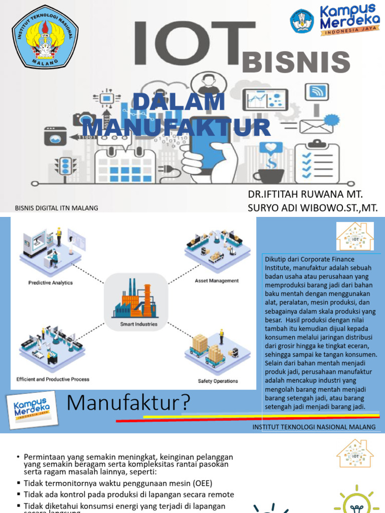 PT 5 - Iot Dalam Manufaktur | PDF | Komputer