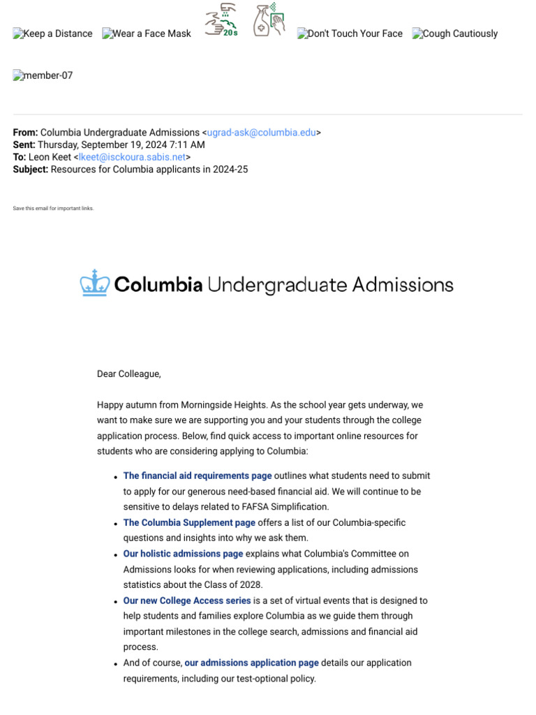 Columbia Admissions Resources 2024-25 | PDF | Columbia University