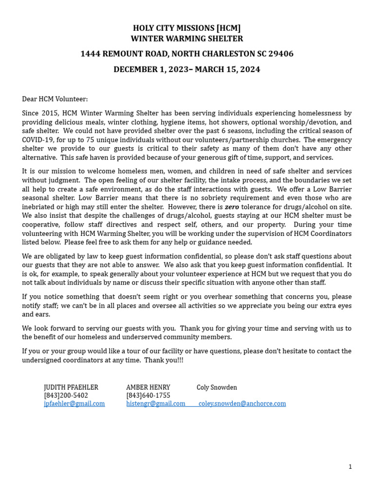 HCM WS Procedures 2023 | PDF | Meal | Lunch