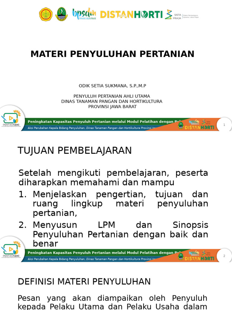 Materi 6 - Materi Penyuluhan | PDF
