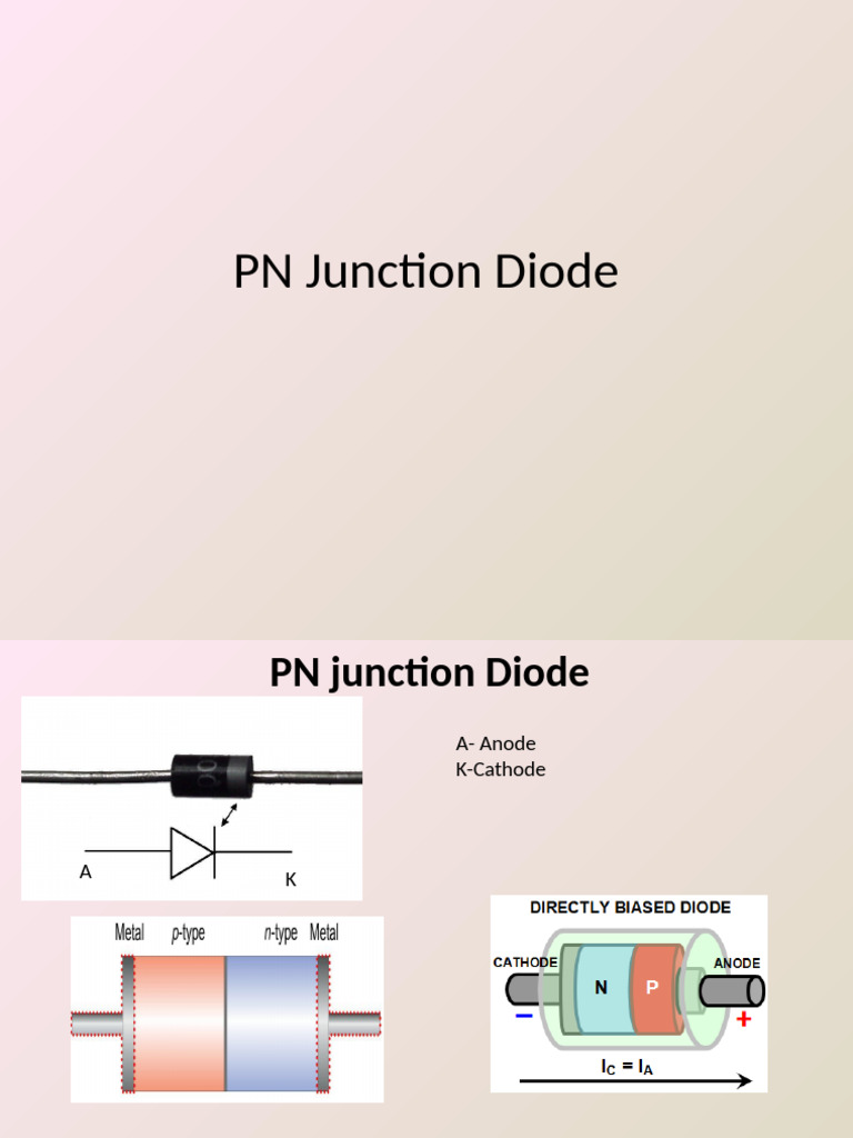 PN Junction Diode | PDF | P–N Junction | Diode
