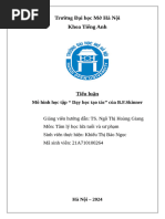 Tiểu luận kỹ năng thích ứng và giải quyết vấn đề | PDF