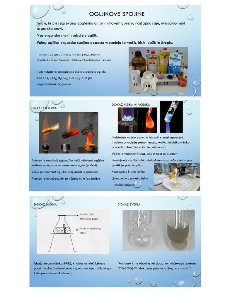 Ogljikove Spojine | PDF