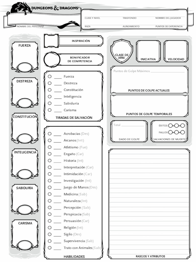 DND Character Sheet | PDF
