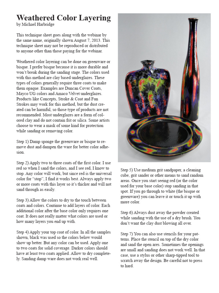 Weathered Color Layering | PDF | Crafts | Decorative Arts