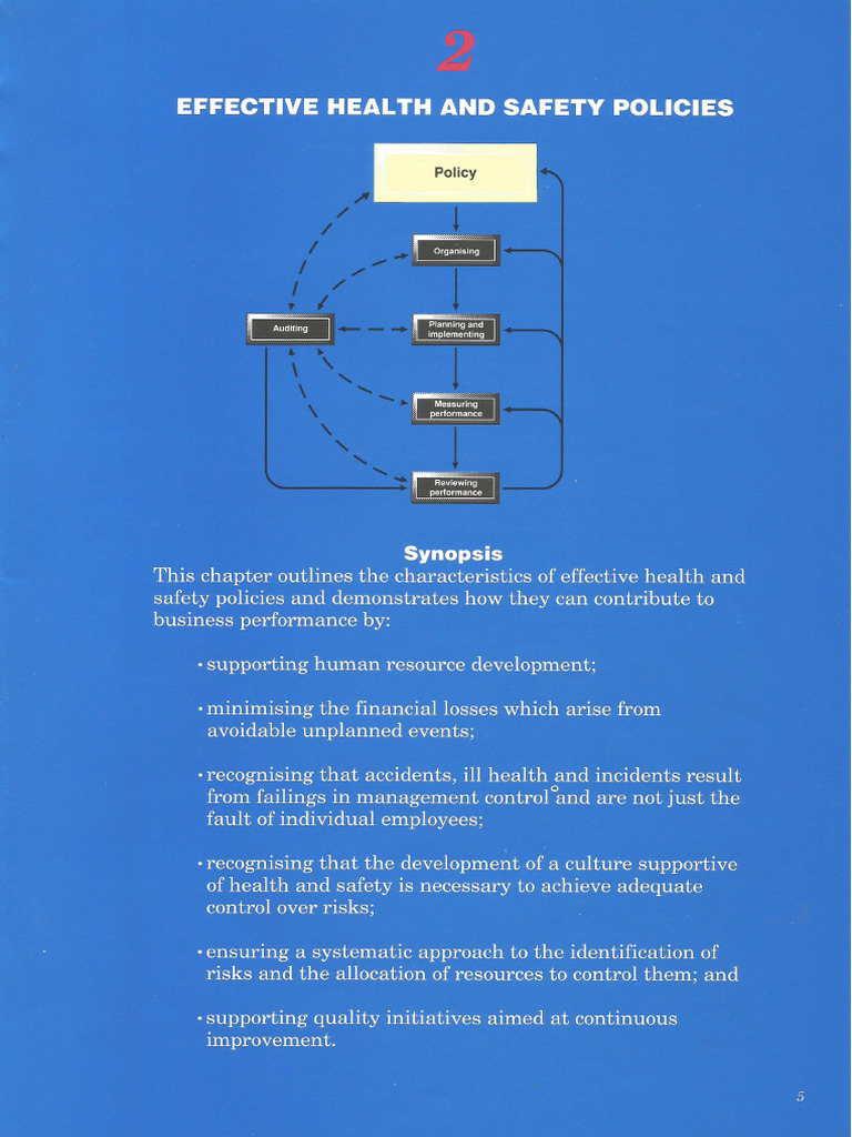 HSG 65 First Edition Part 2 Policies | PDF