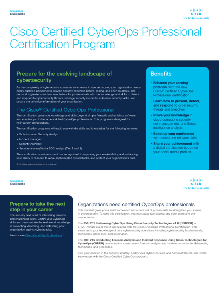 Cyberops Professional at A gl3 | PDF | Computer Security | Security