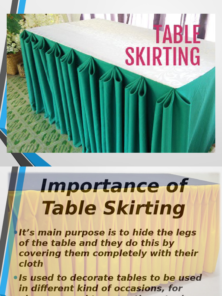 Table Skirting | PDF