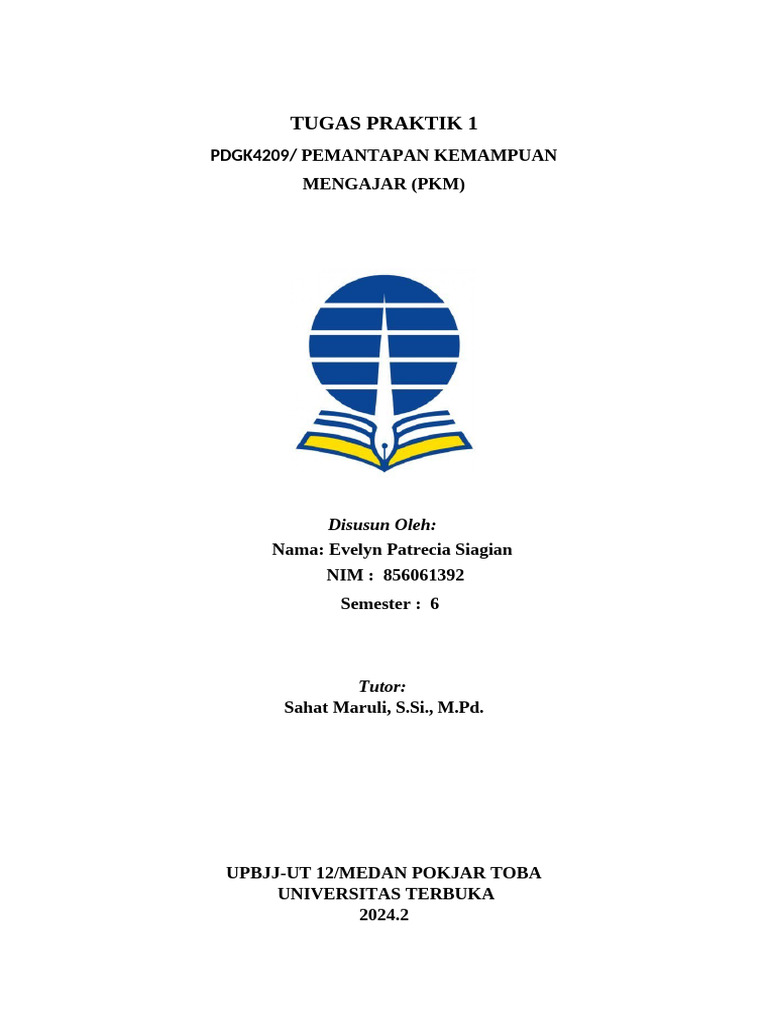 Tugas Praktek 1 PKM | PDF