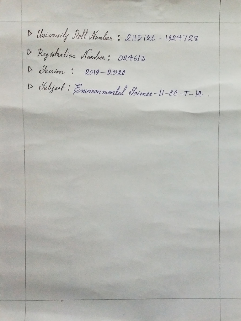 A Presentation On ENVS | PDF