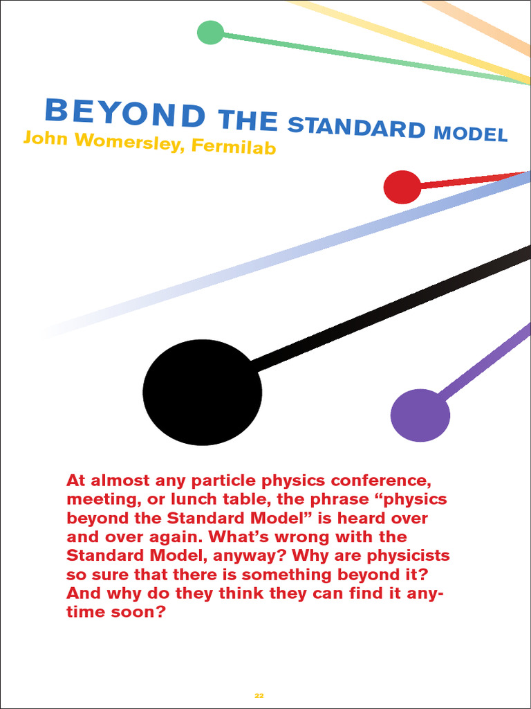 beyond_the_standard_model | PDF | Standard Model | Higgs Boson