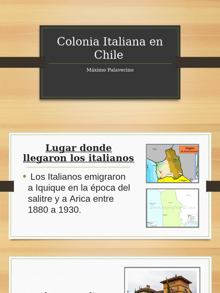 Colonia Italiana en Chile | PDF
