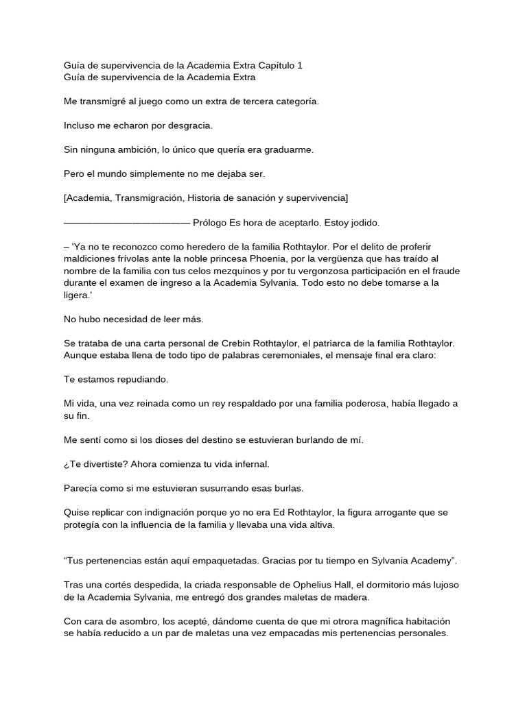 Guía de Supervivencia de La Academia Extra 1-75 | PDF | Incendios