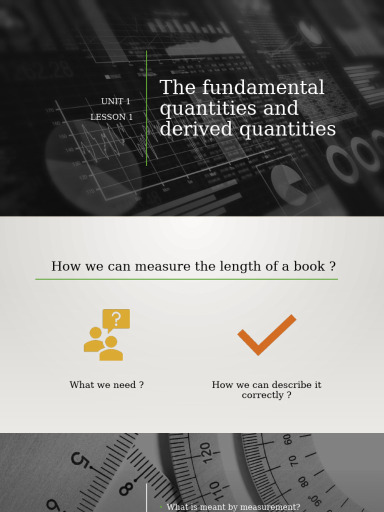 Fundamental and Derived Quantities Explained | PDF | Measurement ...