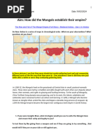 Primary Sources: Genghis Khan:leader of The Mongols Annotated ...