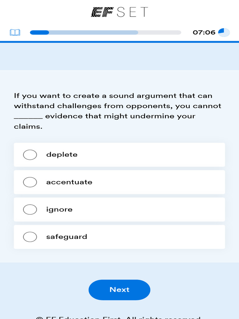 Free Standardized English Test Calibrated To The CEFR EF SET | PDF