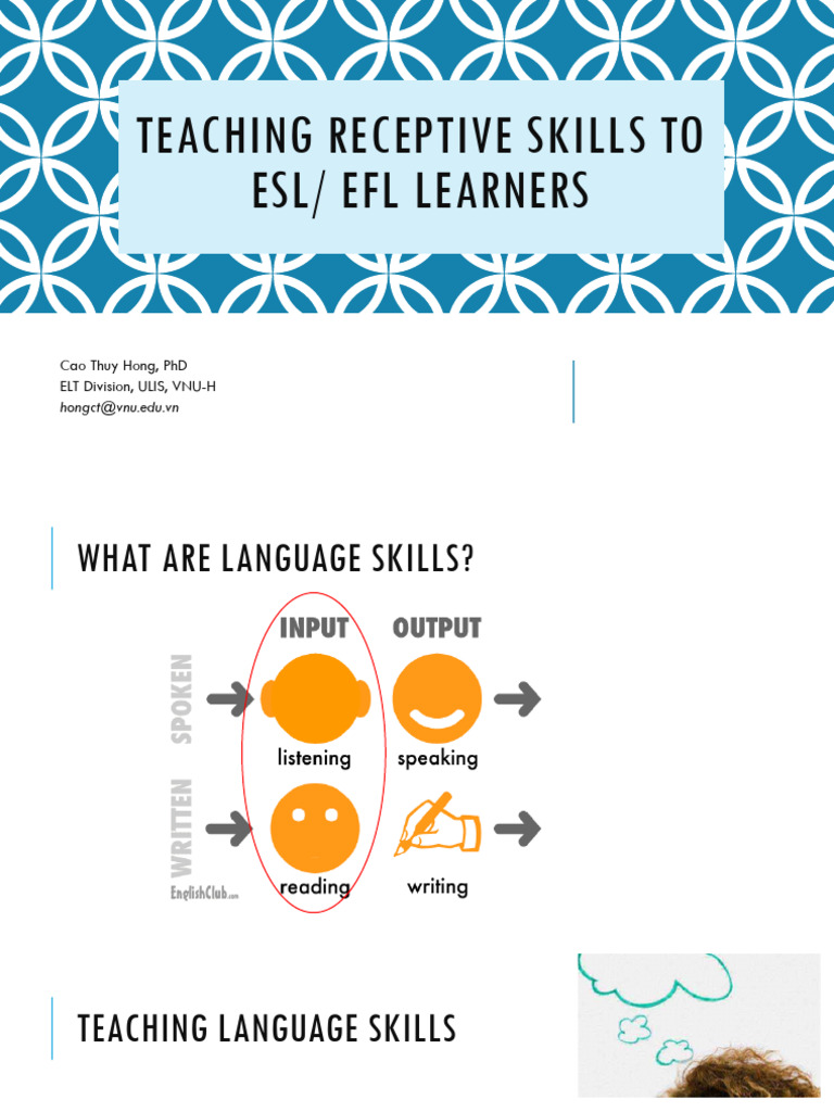 Teaching Receptive Skills (Reading + Listening) | PDF | Reading ...