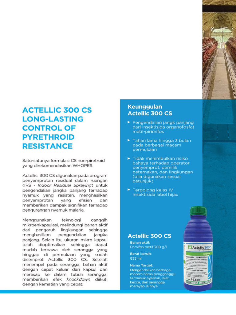 Actellic 300 Cs | PDF