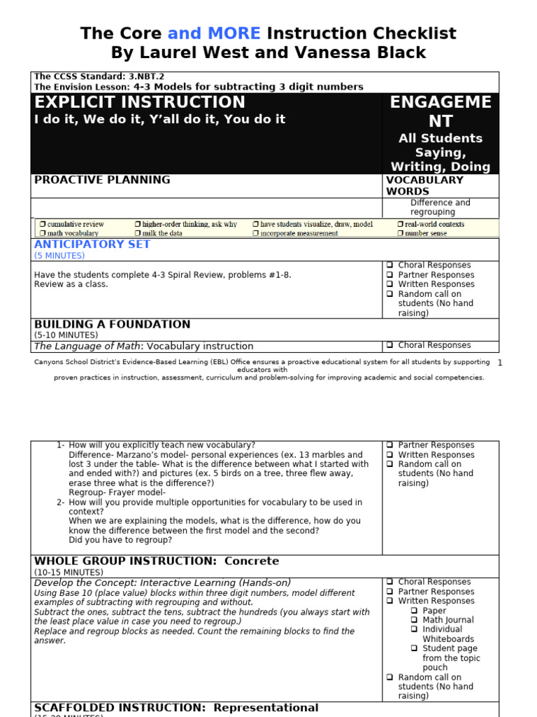 3rdgrade 4 3 Pdf Cognitive Science Behavior Modification