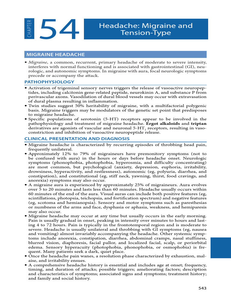 Clinph (2) Headache | PDF | Migraine | Headache