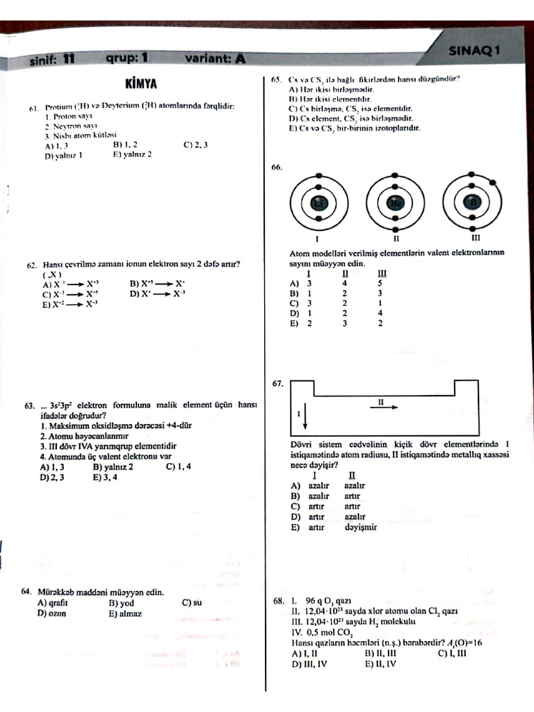 6 okt güvən l qrup 11 ci sinif | PDF