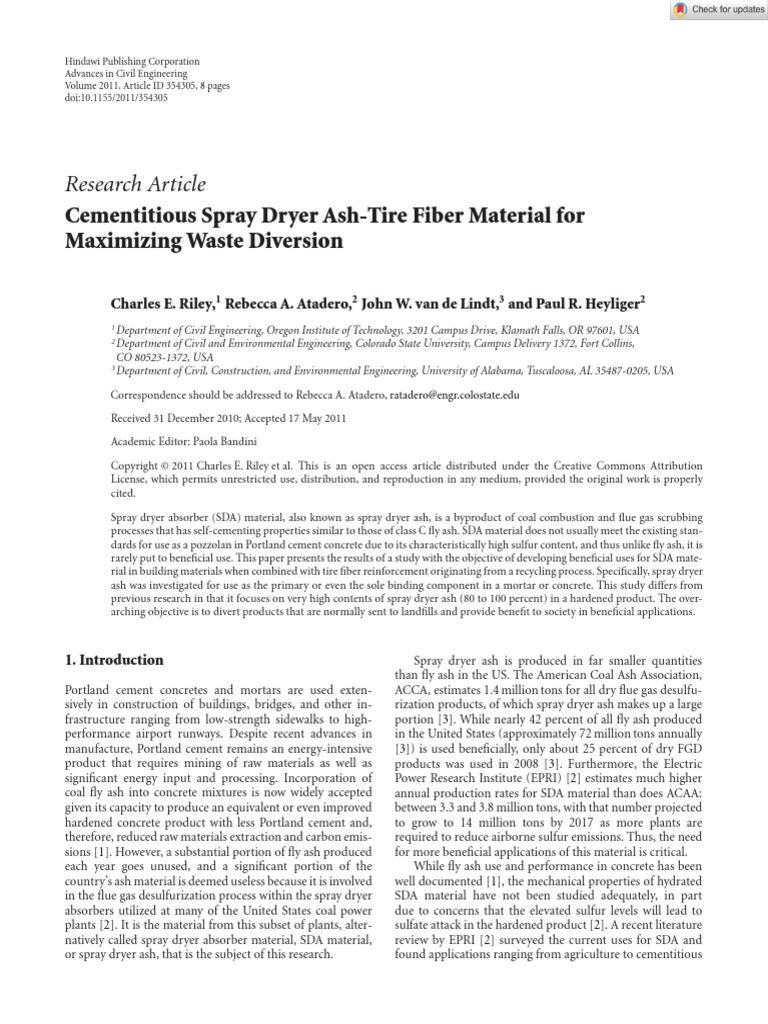 Tire Fiber Material For Maximizing Waste | PDF | Concrete | Cement