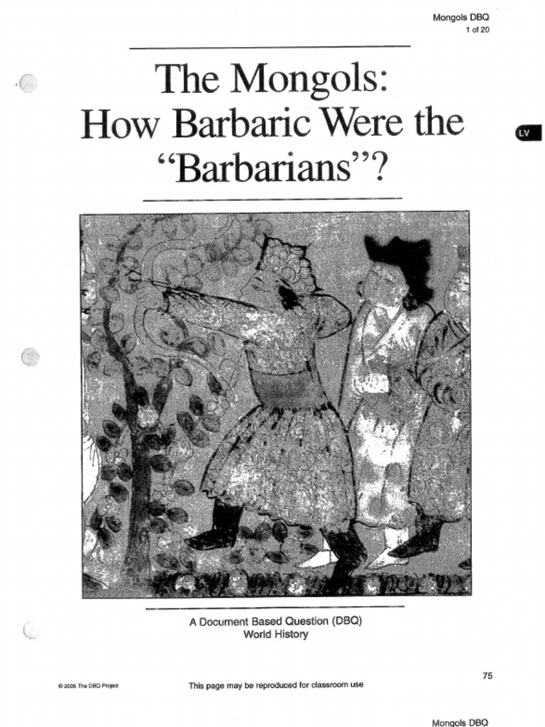Mongols LV | PDF