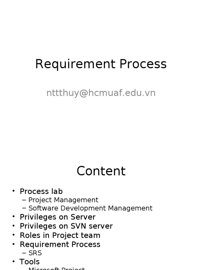 Chapter02 RequirementProcess | PDF | Business Process | Project Management