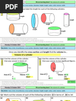 GCSE Volume Formulas Explained | PDF | Volume | Area