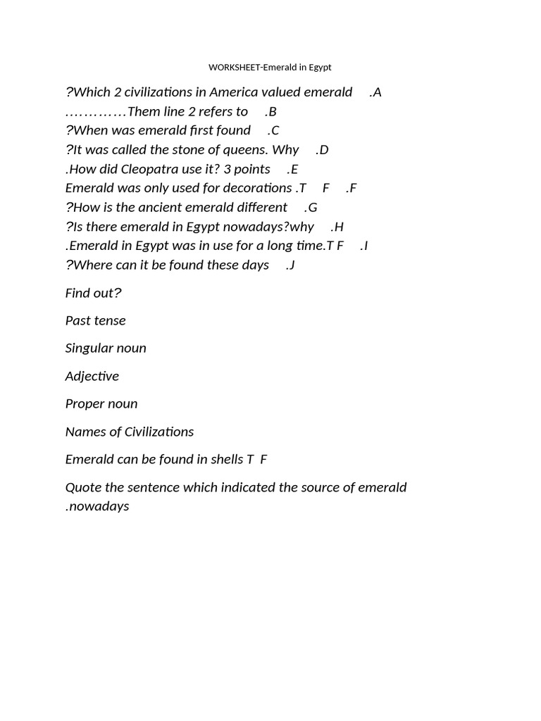 Emerald | PDF | History