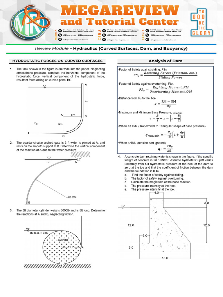 37 - Hydraulics 2 | PDF | Buoyancy | Mass