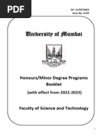 VTU Minor Degree Regulations 2022-23 | PDF | Academic Degree ...