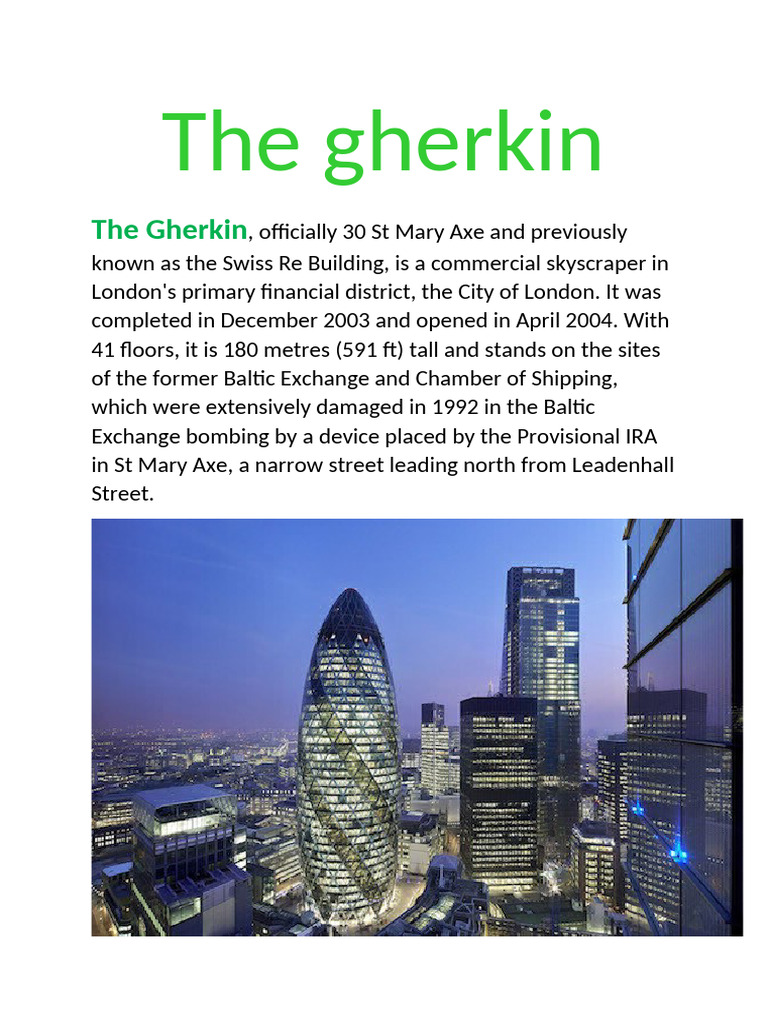 The gherkin | PDF