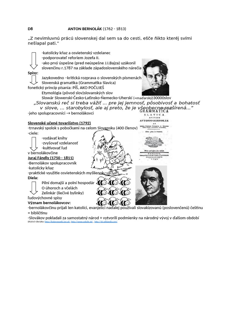 ANTON BERNOLÁK - Poznámky-1 | PDF