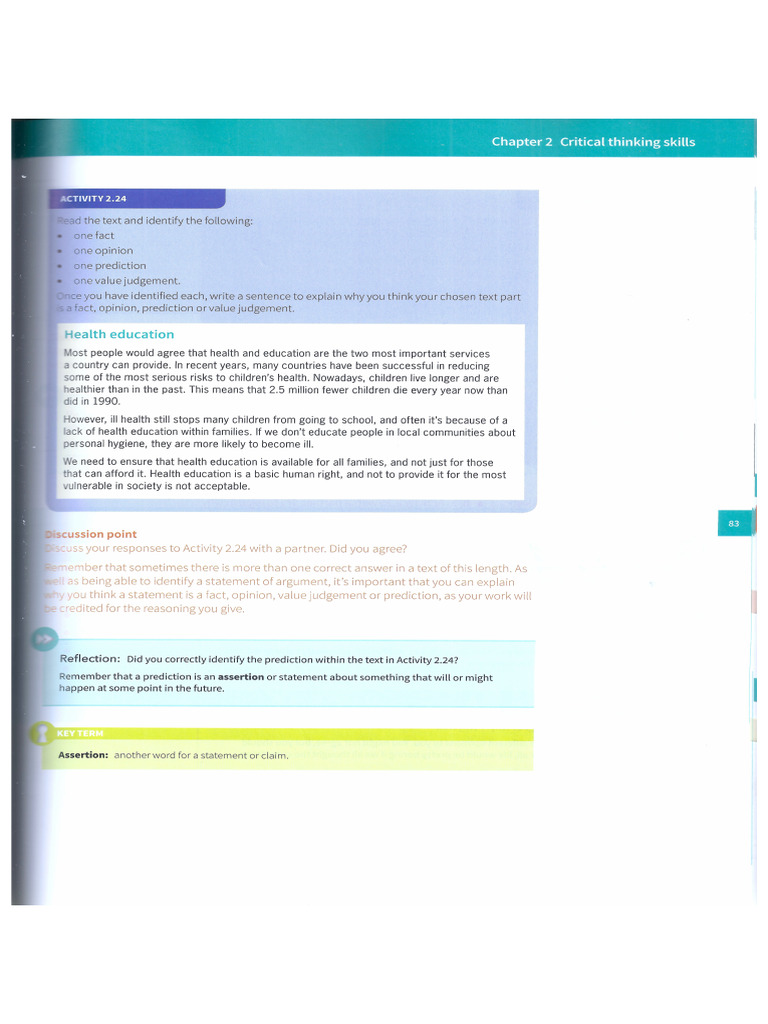 Cambridge Igcse and o Level Global Perspectives Chapter 2b | PDF
