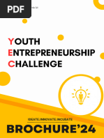 YEC'24 Brochure 1 | PDF | Entrepreneurship | Startup Company