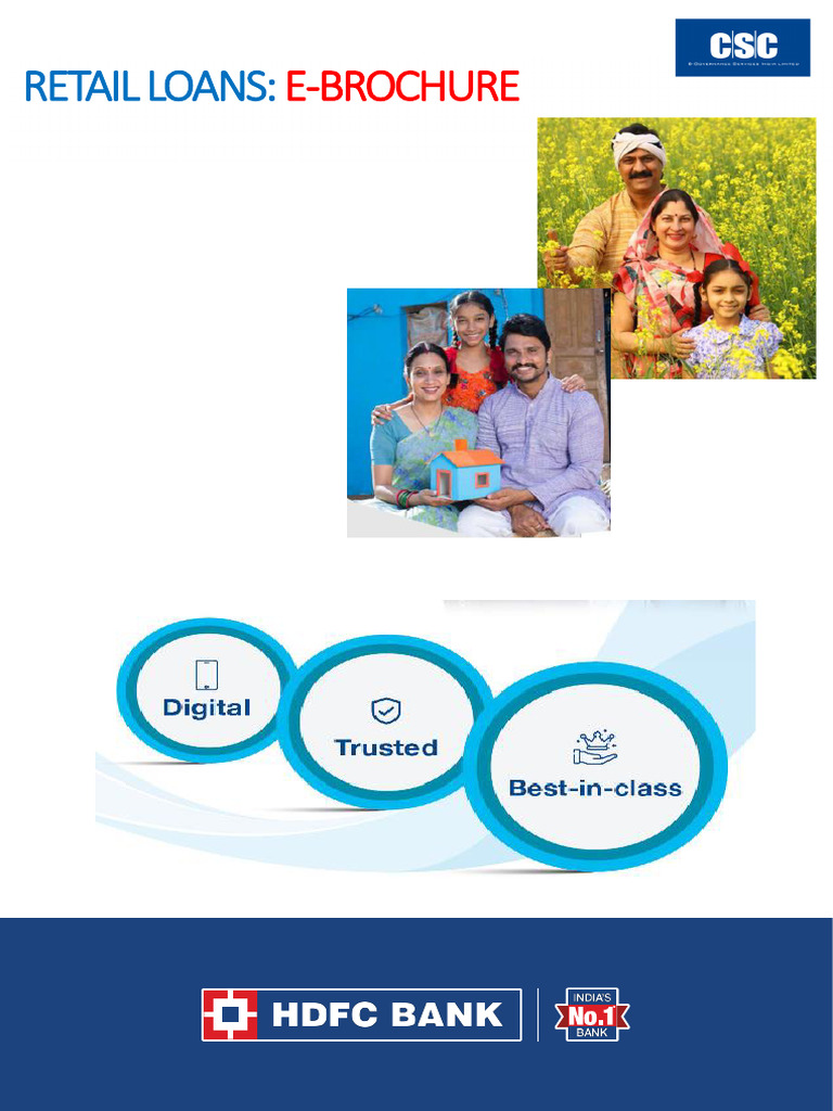 CSC Retail Loans E Brochure | PDF | Mortgages | Loans