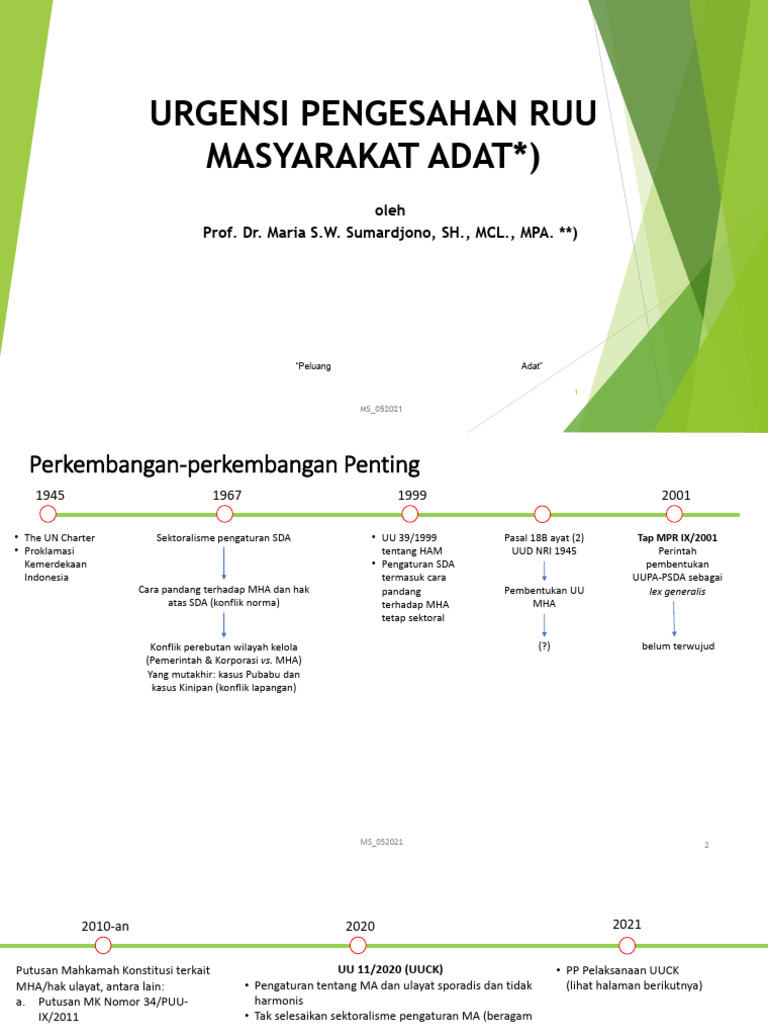 Prof. Maria Urgensi Ruu Mha | PDF