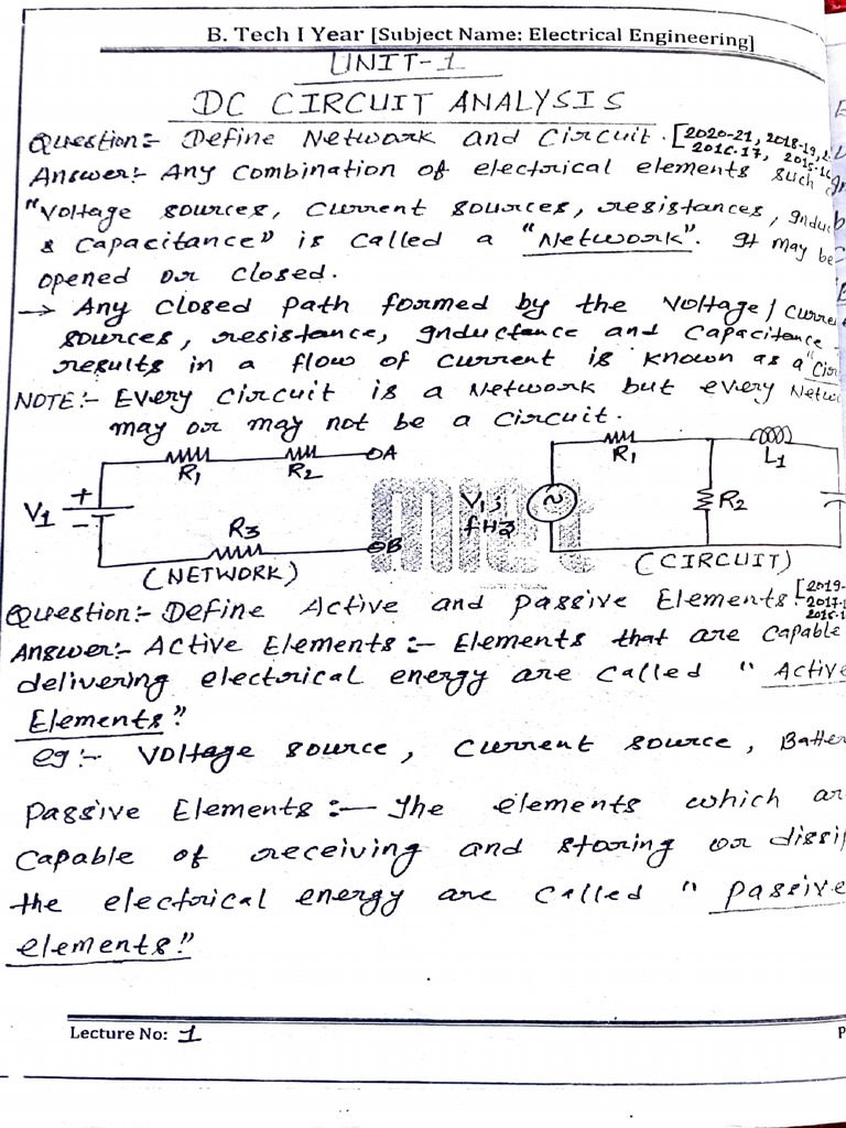 Bee Notes Unit 1 | PDF