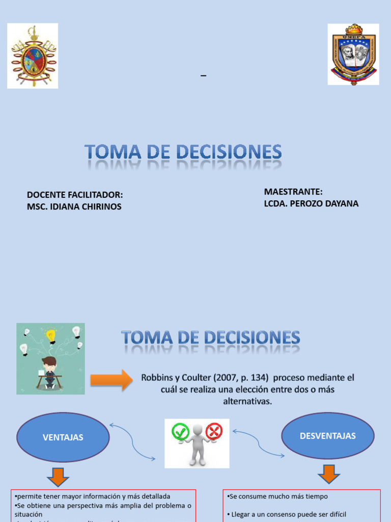 Toma de Decisiones 2 | PDF | Toma de decisiones