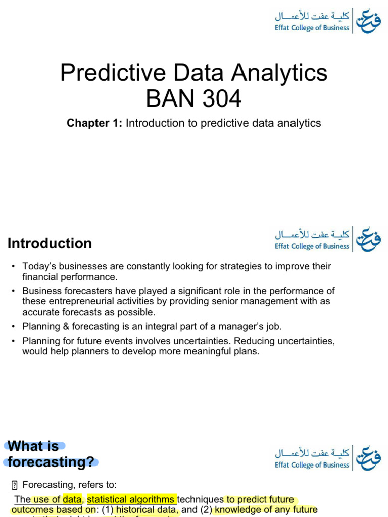 Chapter 1-Introduction to Predictive Data Analytics(1) | PDF Chapter 1-Introduction to Predictive Data Analytics(1) | PDF