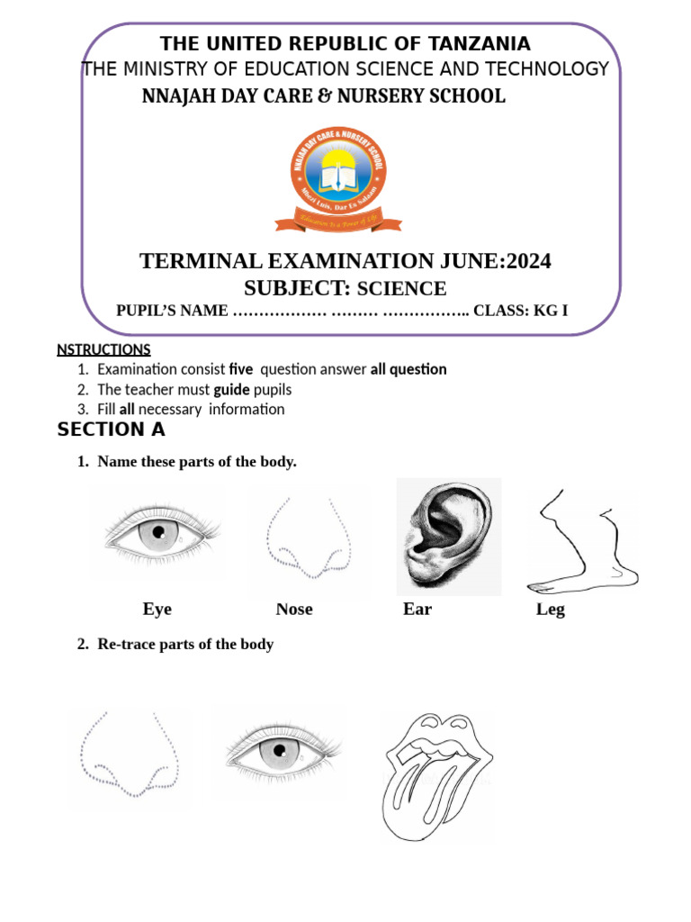 SCIENCE KG I (Page 3) | PDF