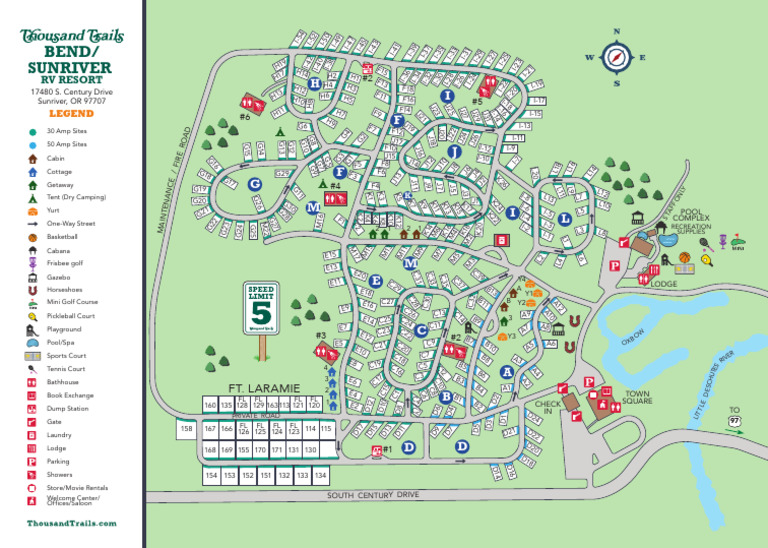Bend Sunriver Resort Map | PDF | Chess | Chess Theory